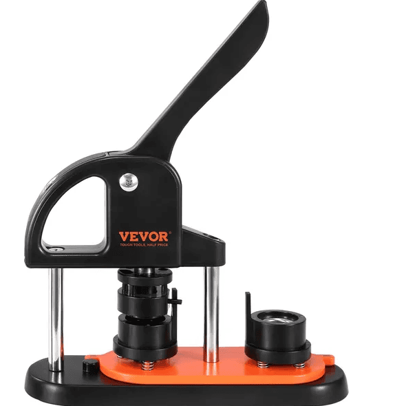 Button Maker Machine, 0.98 Inch 25mm Pin Maker With 500pcs Button Parts ...